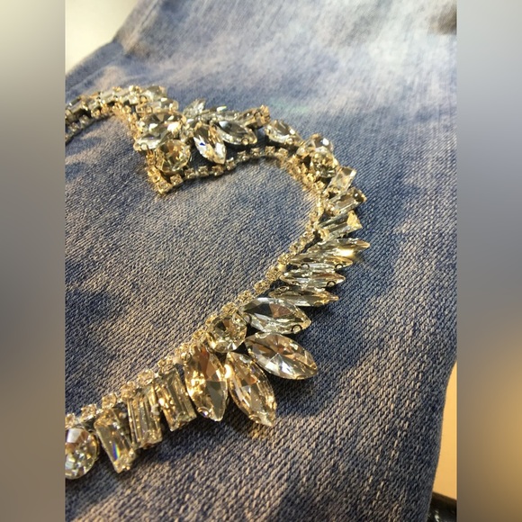 Lena Vie Boutique | Jeans | Lena Vie Swarowski Crystal High Stretch Lux ...